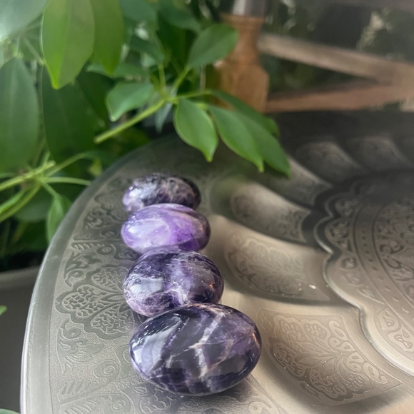 overthemoon2020 | Other | Small Amethyst Palm Stone For Contentment And ...